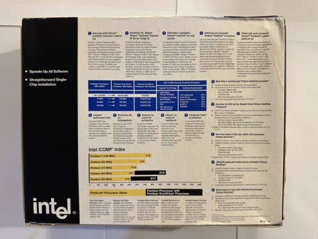 CPU of the Week - New Pentium Overdrive 133Mhz Retail Boxed | SES Computers