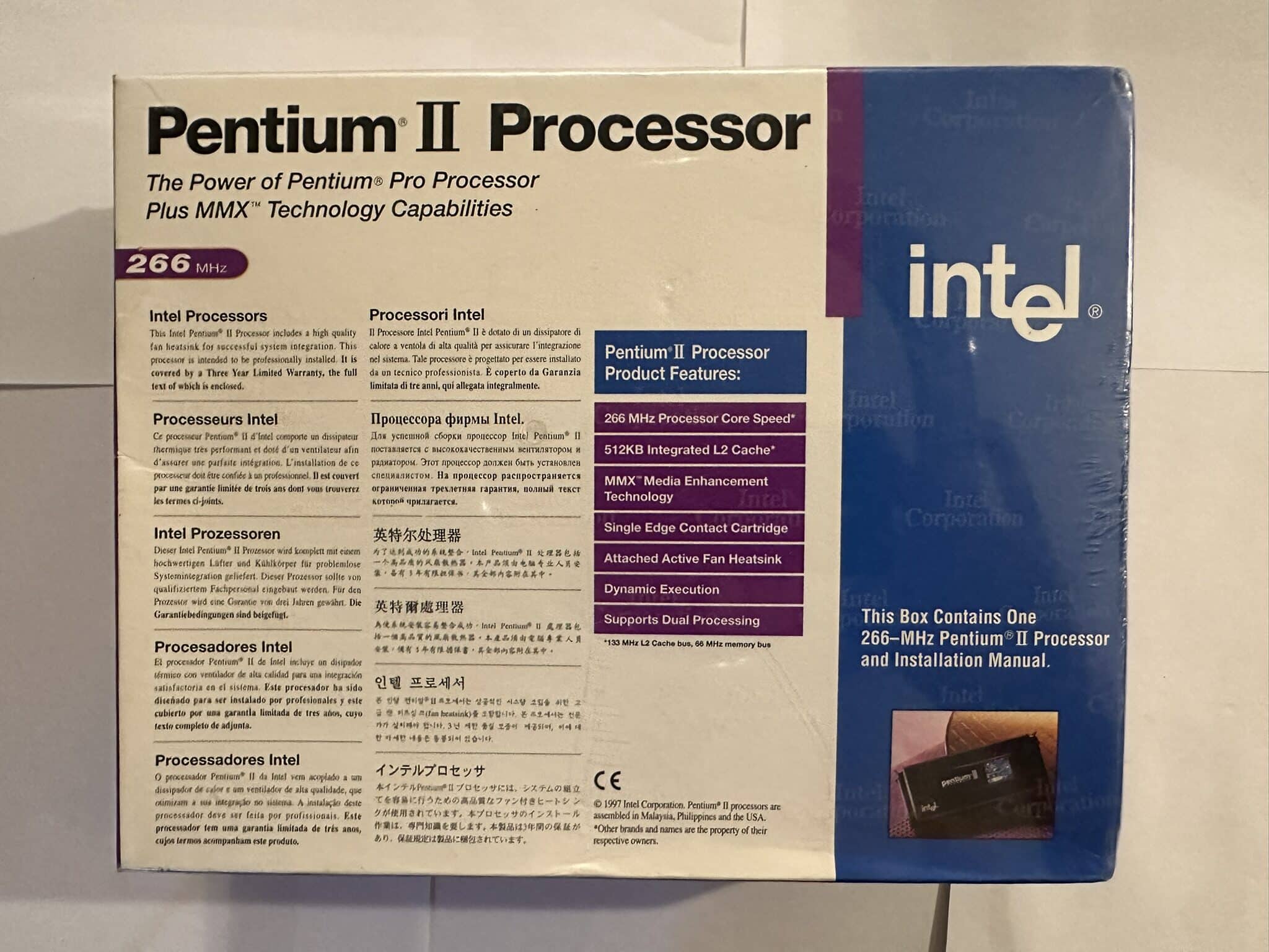 Intel Pentium II 266 Retail Box | SES Computers