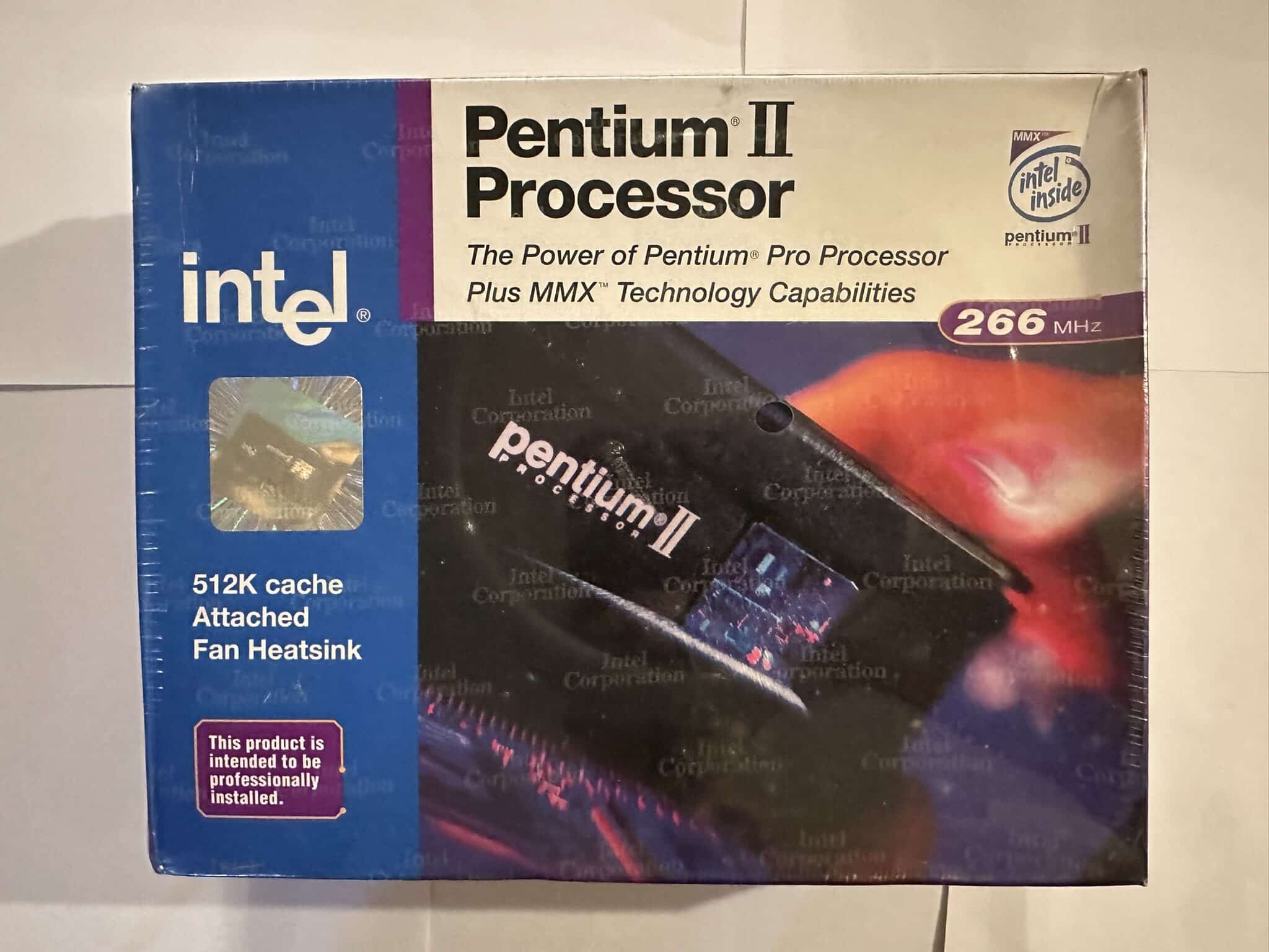 Intel Pentium II 266 Retail Box | SES Computers