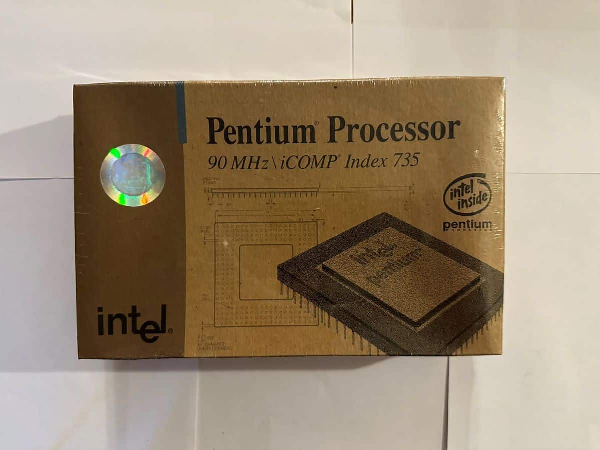 CPU of the Week - New Pentium 90 Retail Boxed | SES Computers